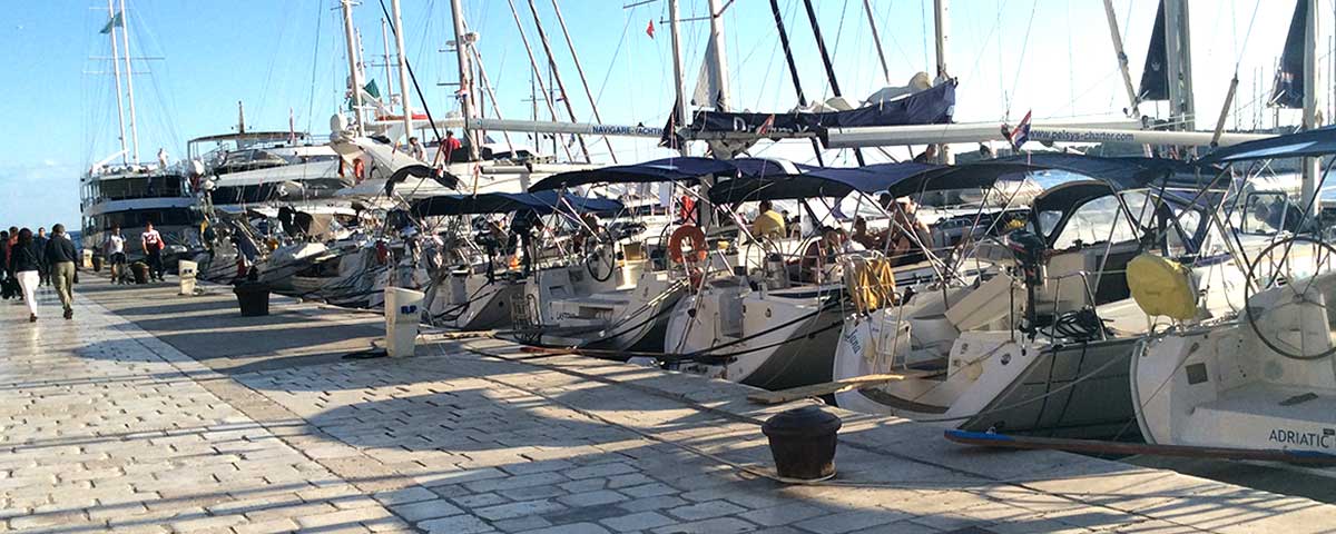 Zatłoczona Chorwacja - Sailbook.pl
